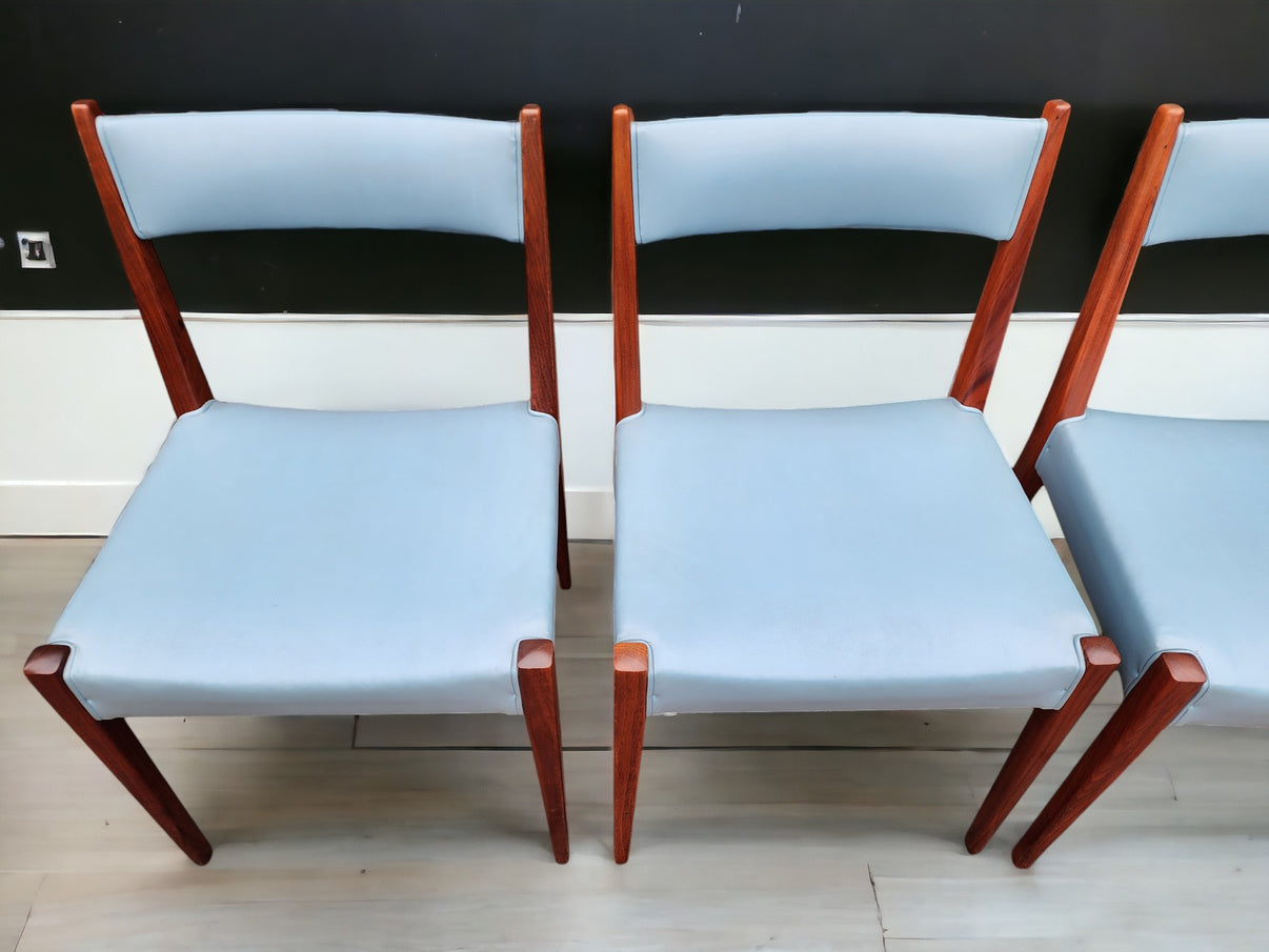 4 RESTORED Mid Century Modern Walnut Dining Chair – Mid Century Modern ...