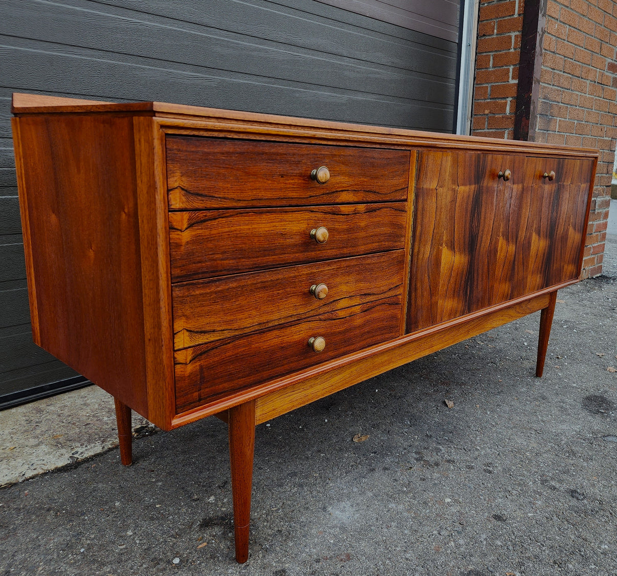 REFINISHED MCM Rosewood Sideboard by R. Heritage for Archie Shine 60"