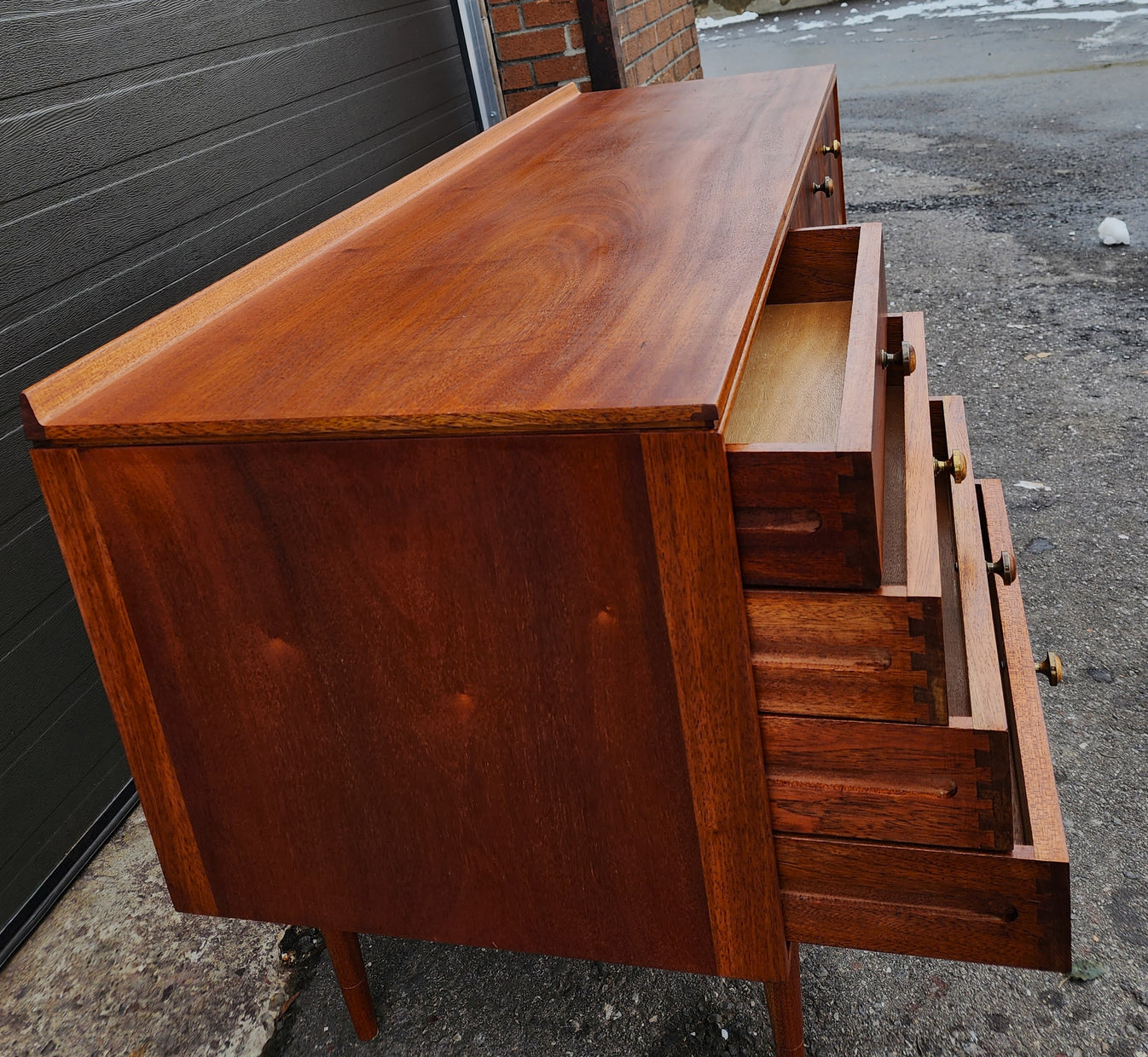 REFINISHED MCM Rosewood Sideboard by R. Heritage for Archie Shine 60"